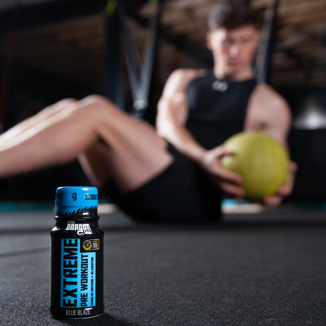Buy Blue Blaze Pre Workout Shots (60ml) | Little Dragon Supplements